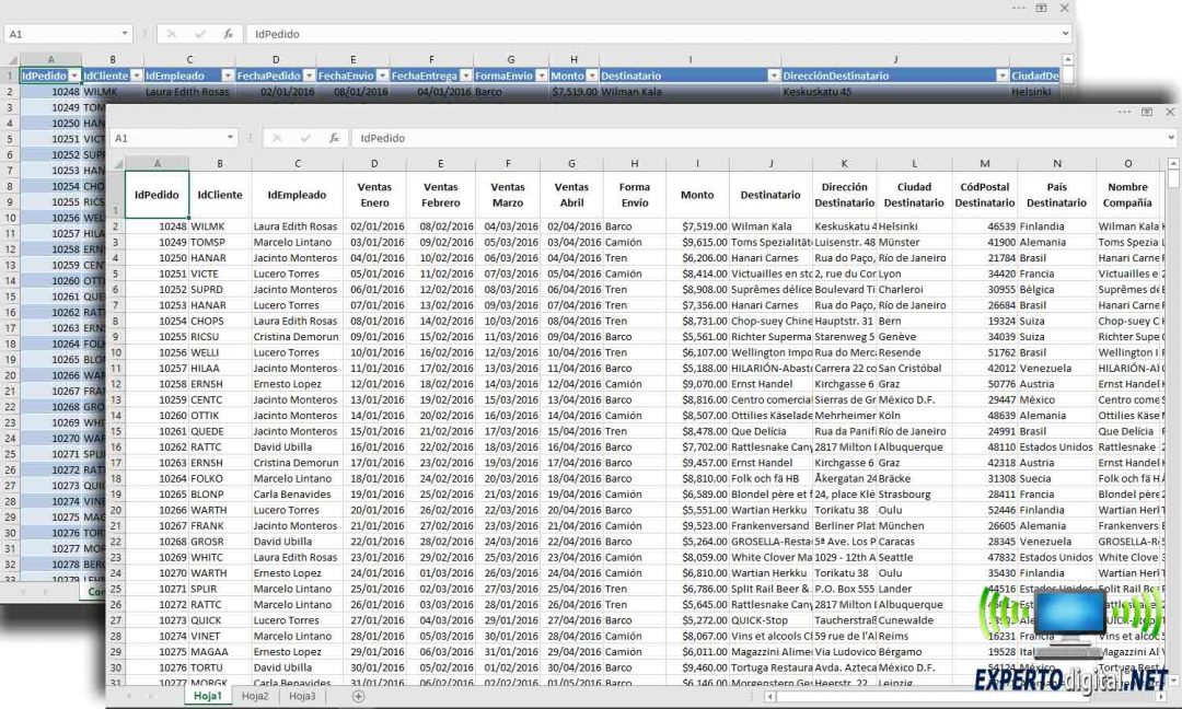 Que es un Modelo de datos en Excel · ExpertoDigital.Net